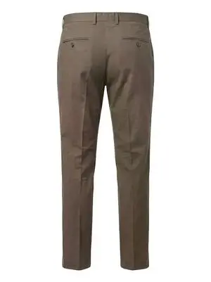 TOMBOLINI Straight-leg Trousers With Pressed Crease - Brown
