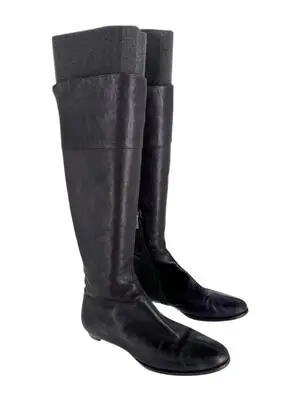 JIMMY CHOO London Knee-high Leather Boots - Brown