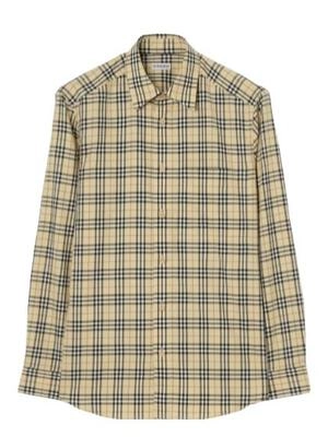 Burberry Check Cotton Shirt - Grain