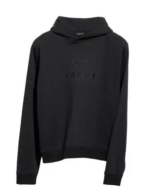 Gucci Embroidered Cashmere Jersey Sweatshirt - Black