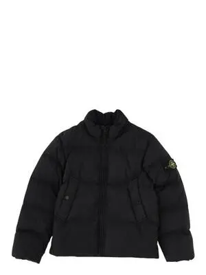 Stone Island Quilted Long-sleeve Jacket - Black