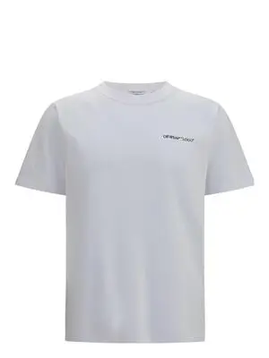 Off-White Logo Quote Short-sleeved T-shirt - Gray