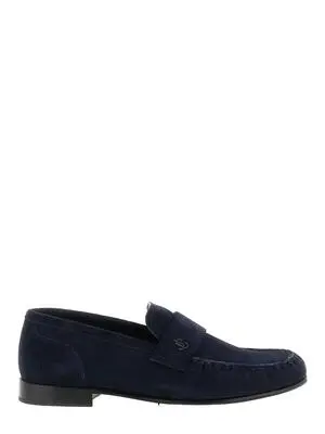 JIMMY CHOO Ellis Suede Flat - Blue