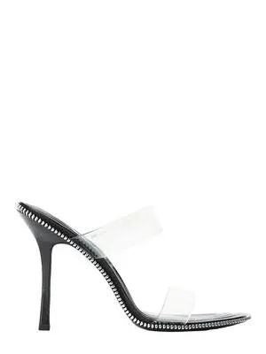 Alexander Wang Open-toe High-heeled Sandals With Zip Detailing - Black