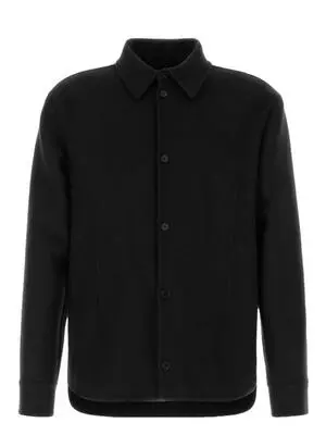 JIL SANDER Long Sleeve Casual Jacket - Black