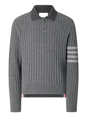 THOM BROWNE Thom Browne 4-Bar Polo Shirt