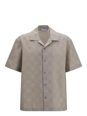 Off-White Arrow-monogram Shirt - Gray