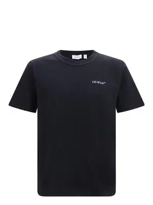 Off-White Small Bookish Logo-print T-shirt - Black