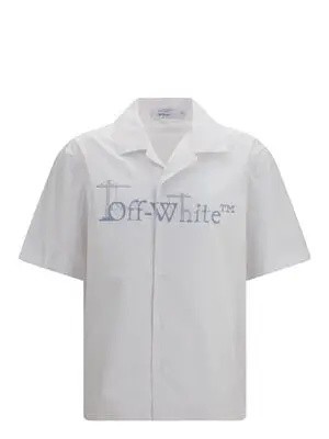 Off-White City Nature Graphic-print Bowling Shirt No