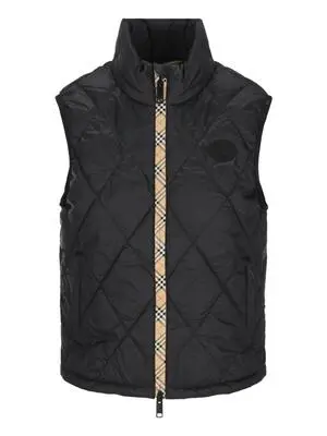 Burberry Quilted Padded Vest - Black