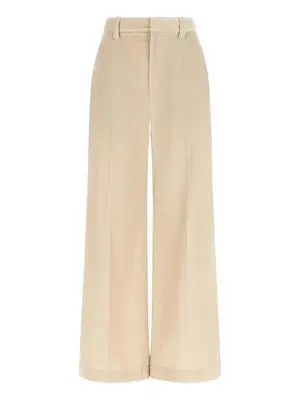 Brunello Cucinelli Brunello Cucinelli Beige Corduroy Trousers Nude