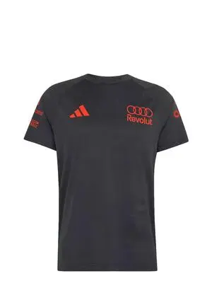 Adidas X Audi X Revolut F1 Team Mechanics Logo-print T-shirt - Black