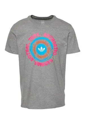 Adidas Originals Logo-print T-shirt - Grey