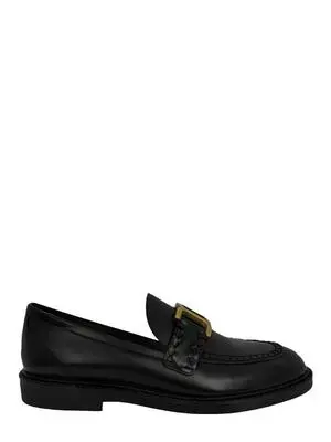 Chloé Marcie Embellished Loafers - Black