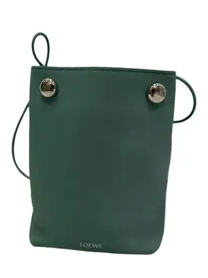 Loewe Pebble Crossbody Bag - Green