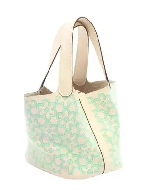 Hermès 2022 Picotin Lock Lucky Daisy Tote Bag - Neutrals