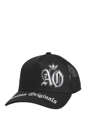 Adidas Rhinestone Trucker Cap - Black
