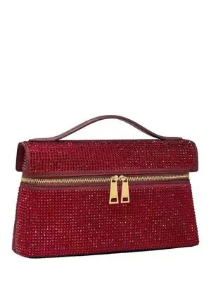 Jw Pei Thea Crystal-embellished Top-handle Tote Bag - Red