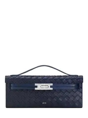 Jw Pei Bria Interwoven Clutch Bag - Blue