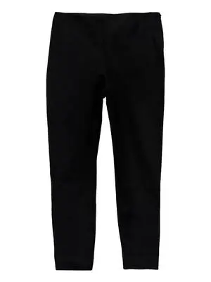 JOSEPH Gabardine Cropped Slim-fit Trousers - Black