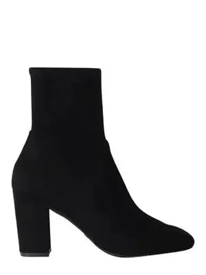 STUART WEITZMAN Suede Ankle Boots - Black