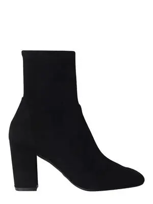 STUART WEITZMAN Suede Ankle Boots - Black