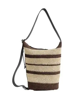 Loewe Loop Bucket Medium Bag - Beige