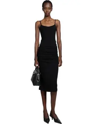 TOTEME Draped Slip Dress - Black
