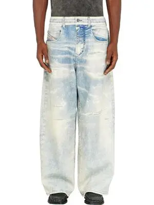 DIESEL® Joggjeans 2097 Relaxed Fit Wide Leg Jeans - Blue