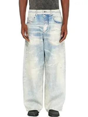 DIESEL® Diesel JoggJeans 2097 Relaxed Fit Wide Leg Jeans Blue