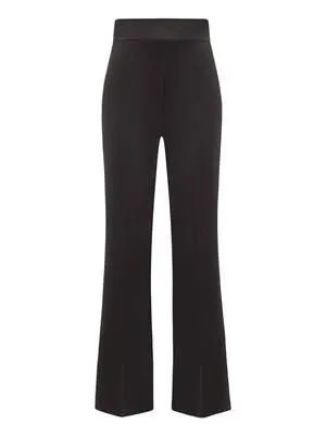 TIA DORRAINE High-waist Flared Trousers - Grey
