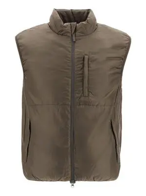 Aspesi High-neck Padded Gilet - Brown