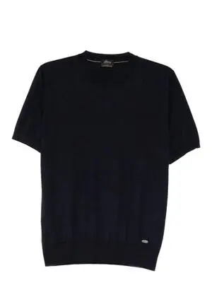 Brioni Short-sleeved T-shirt - Dark Blue