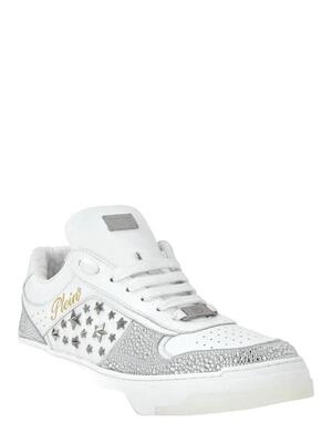 Philipp Plein Studded Star Low-top Sneakers - White