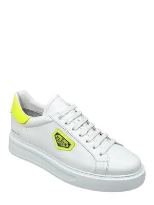 Philipp Plein Titan Plein Low-top Sneakers - White/yellowfluo