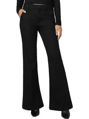 Joe's Jeans Petite High Rise Trouser Jeans - Black