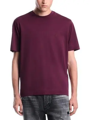 Emporio Armani Cotton Jersey Tee - Grape Wine