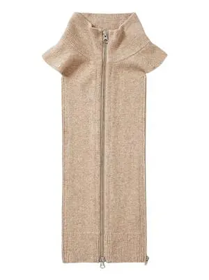 Veronica Beard Uptown Cashmere Dickey - Oatmeal