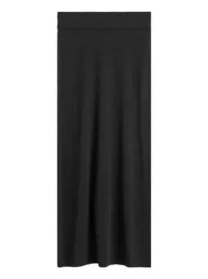 TOTEME Long Knit Skirt - Black