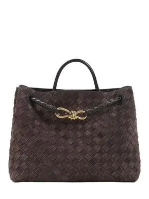 Bottega Veneta BOTTEGA VENETA Medium Suede Handbag Brown