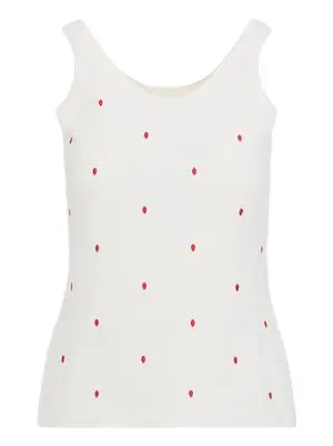 Bottega Veneta Tank Top - White