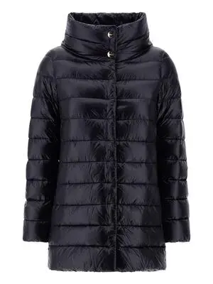 Herno Long Quilted Puffer Coat - Nero