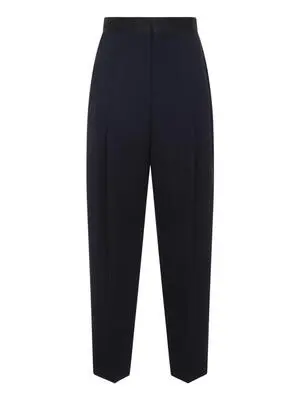 Bottega Veneta Wool Tailored Trousers - Blue