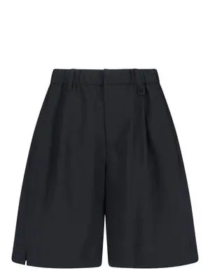 Herno Tailored Wool-blend Trousers - Black
