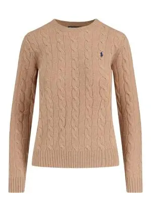 Polo Ralph Lauren Wool-cashmere Crewneck Sweater - Beige
