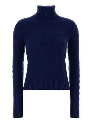 Polo Ralph Lauren Polo Ralph Lauren Wool-Cashmere Crewneck Sweater Blue