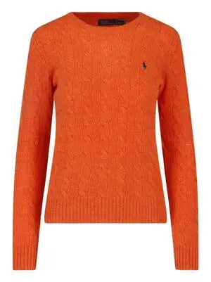 Polo Ralph Lauren Polo Ralph Lauren Wool-Cashmere Crewneck Sweater Orange