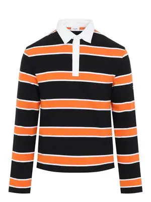 Celine Cotton Polo Shirt - Black
