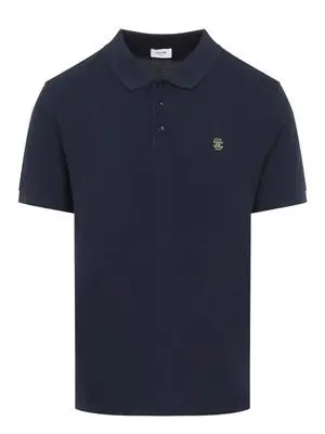 Celine Cotton Polo Shirt - Blue
