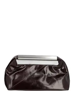MAISON MARGIELA Metal Handle Top Handle Bag - Brown